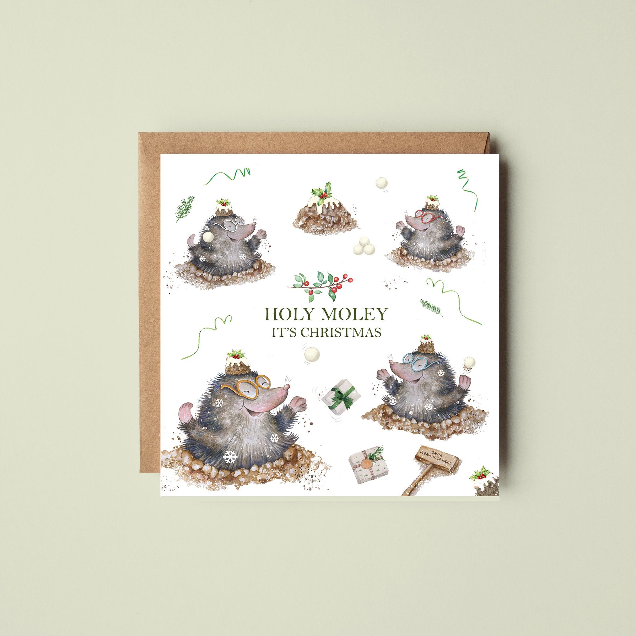 Holy Moley It's Christmas Card – The Bee's Knees British Imports