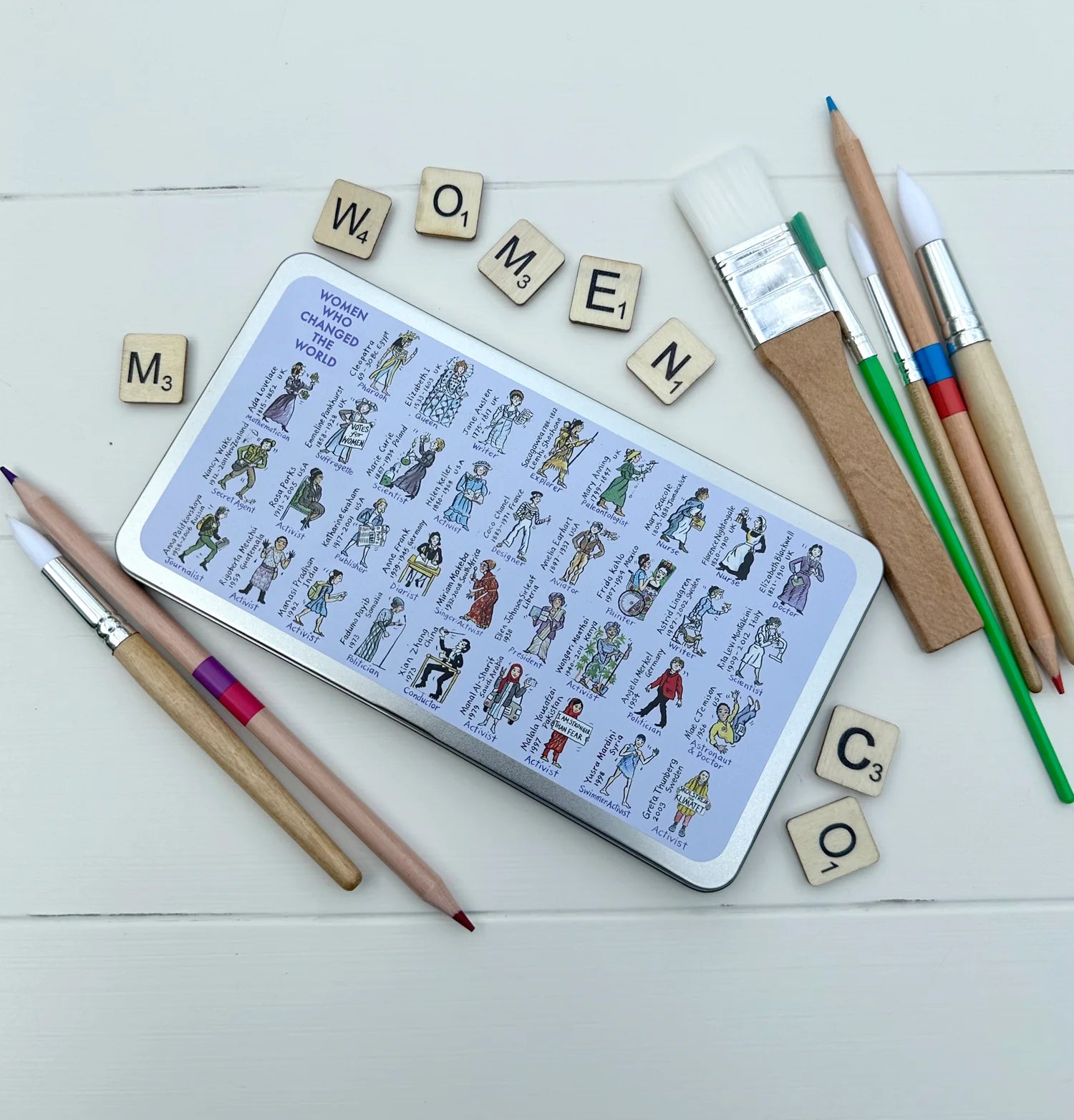 Women Who Changed the World Pencil Set – The Bee's Knees British Imports