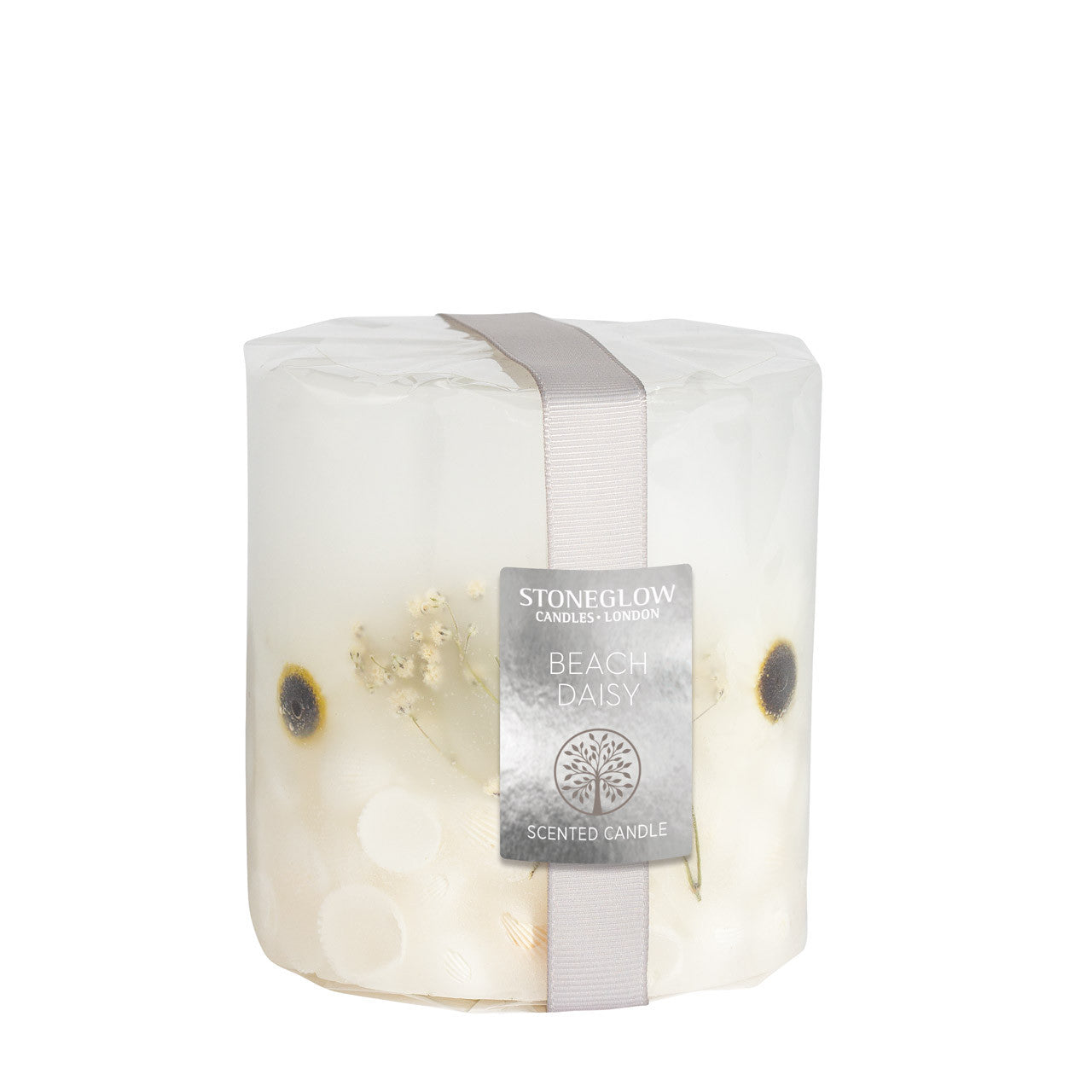 Nature's Gift Scented Botanical Candle - Inclusion Pillar - Beach Dais ...
