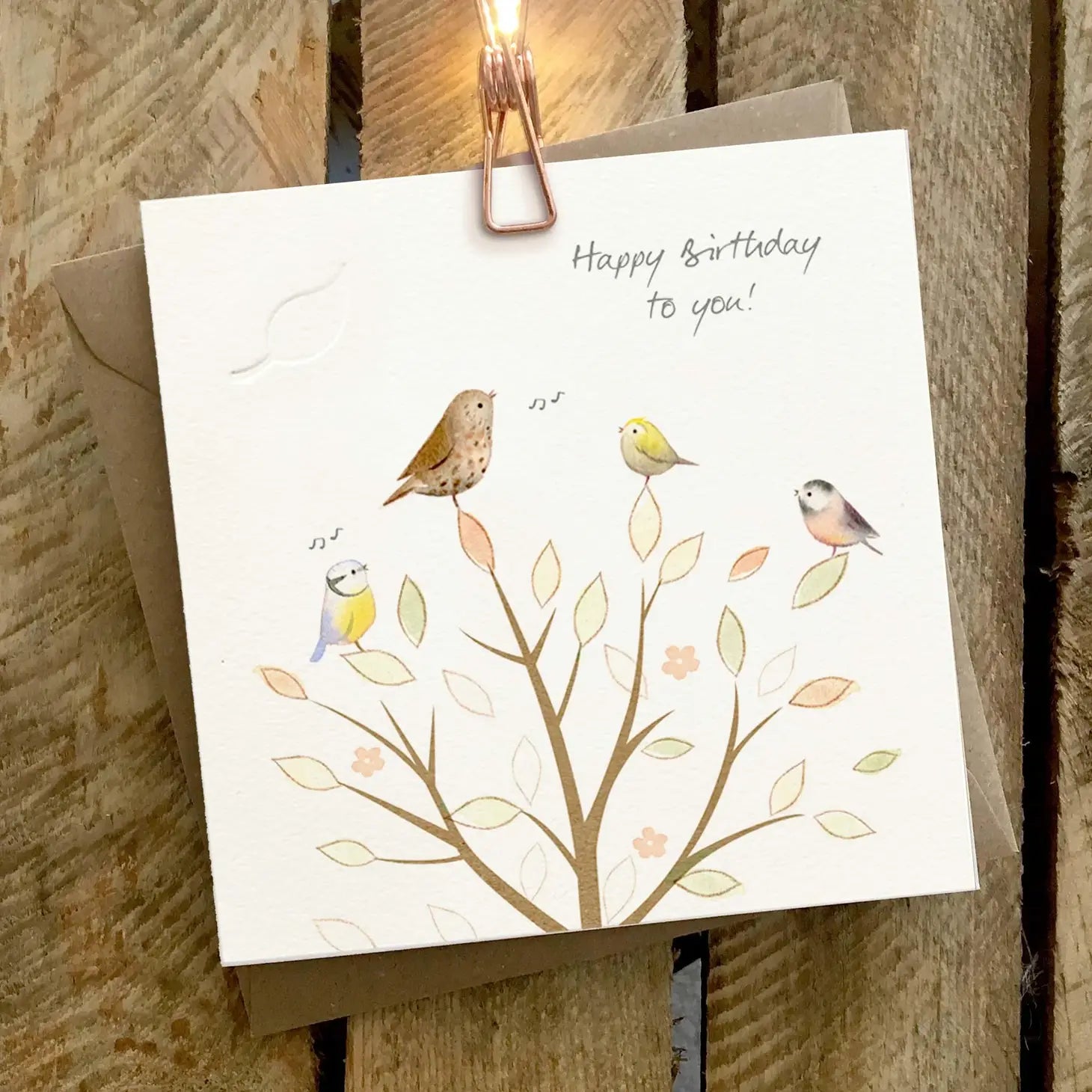 Birthday Wishes Birds in a Tree Birthday Card – The Bee's Knees British ...