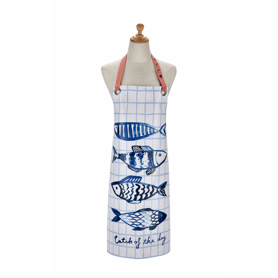 Catch of the Day Oil Cloth Apron – The Bee's Knees British Imports