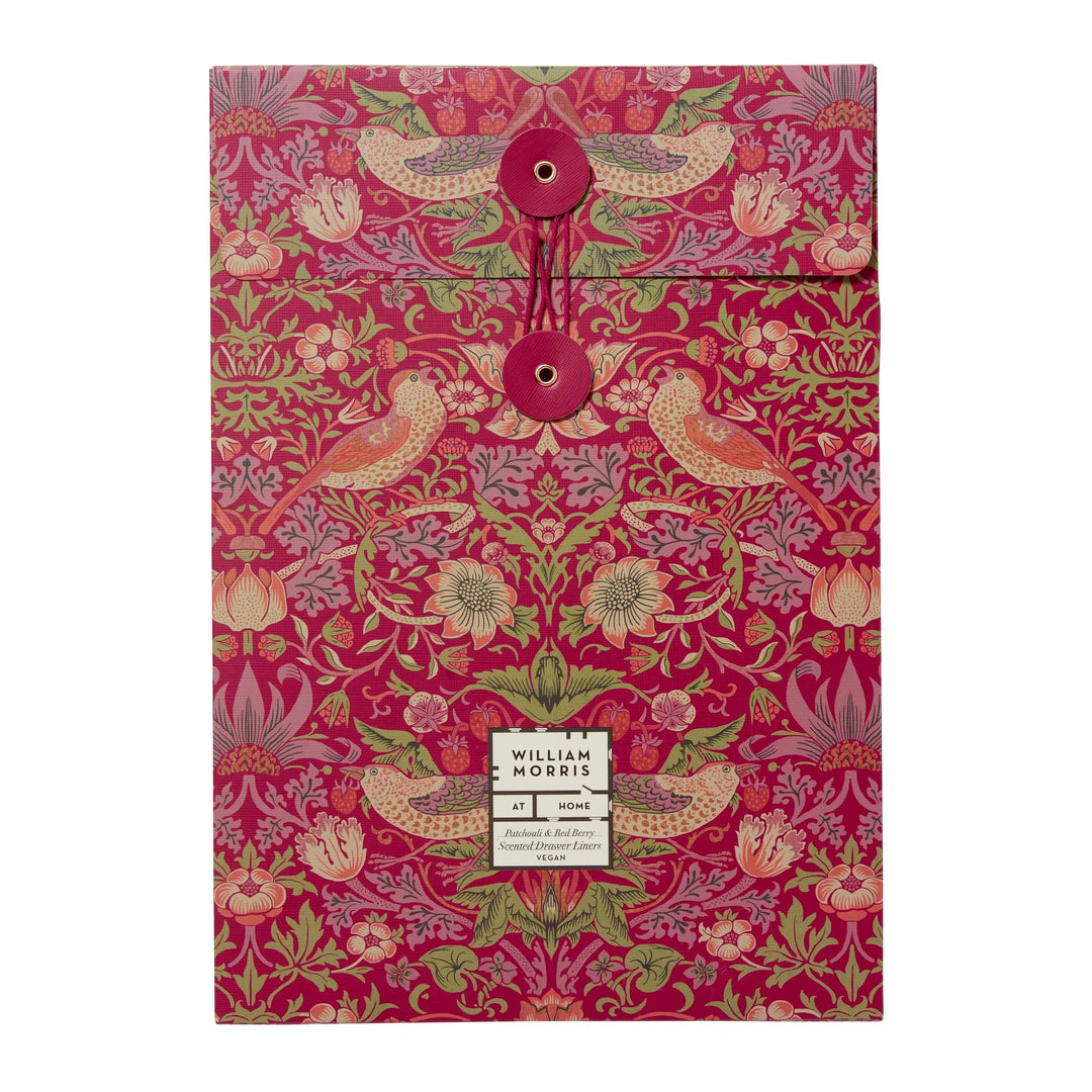 William Morris Strawberry Thief Patchouli & Red Berry Scented Drawer L ...