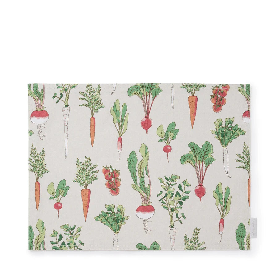 Garden Vegetables Fabric Placemat - Set of 2 – The Bee's Knees British ...