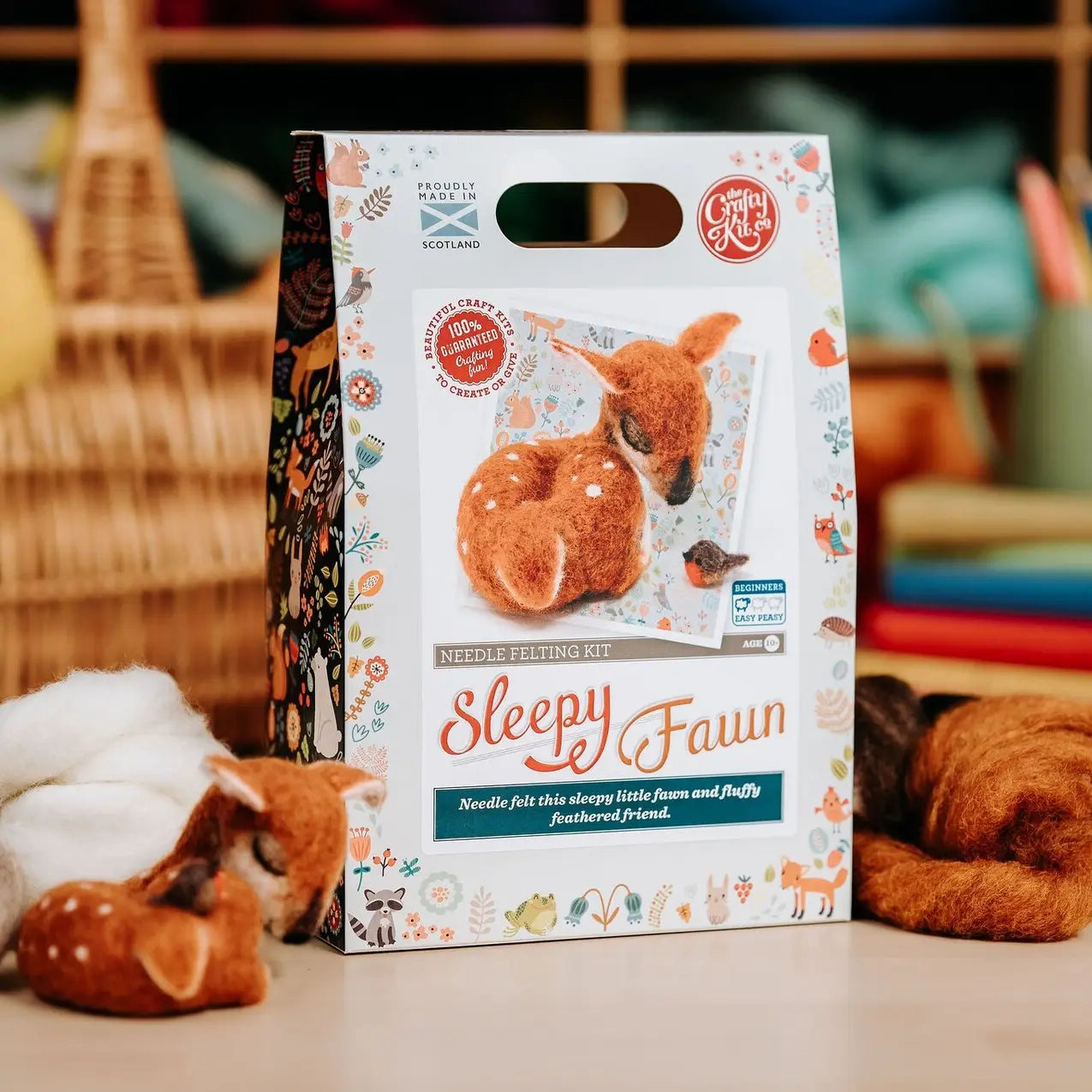 Sleepy Fawn Needle Felting Craft Kit – The Bee's Knees British Imports