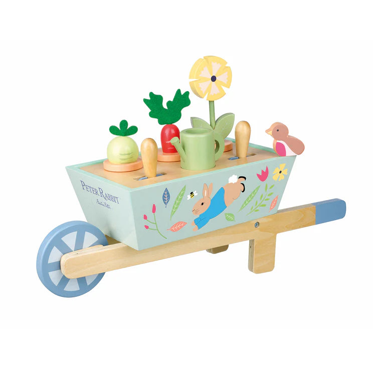 Peter Rabbit™ Wooden Wheelbarrow – The Bee's Knees British Imports