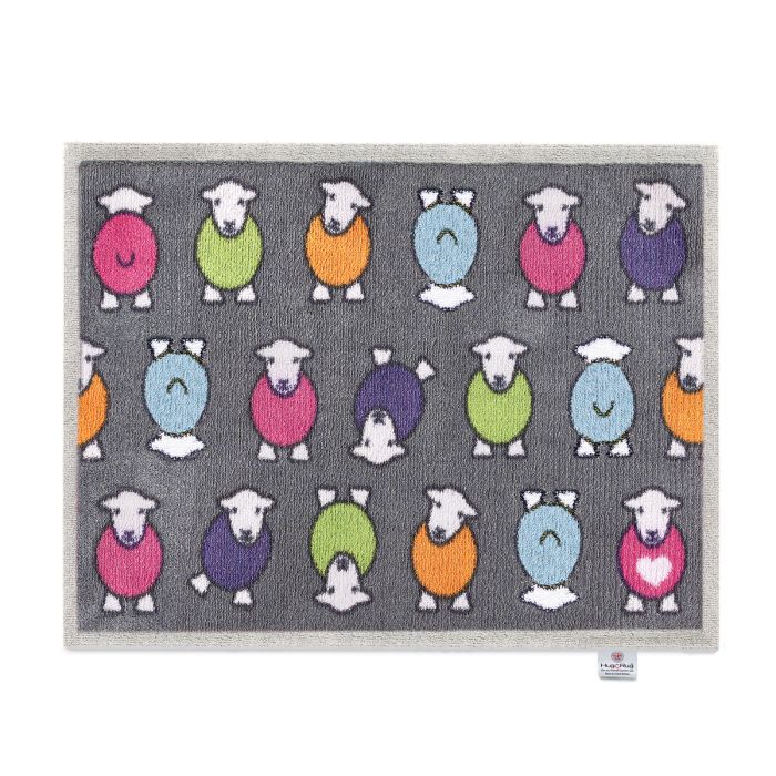 Herdy Grey Marra Hug Rug Grey – The Bee's Knees British Imports