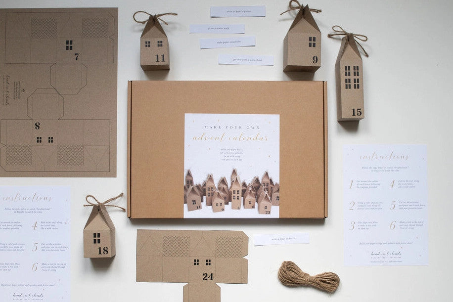 DIY Advent Calendar Houses Kit – The Bee's Knees British Imports