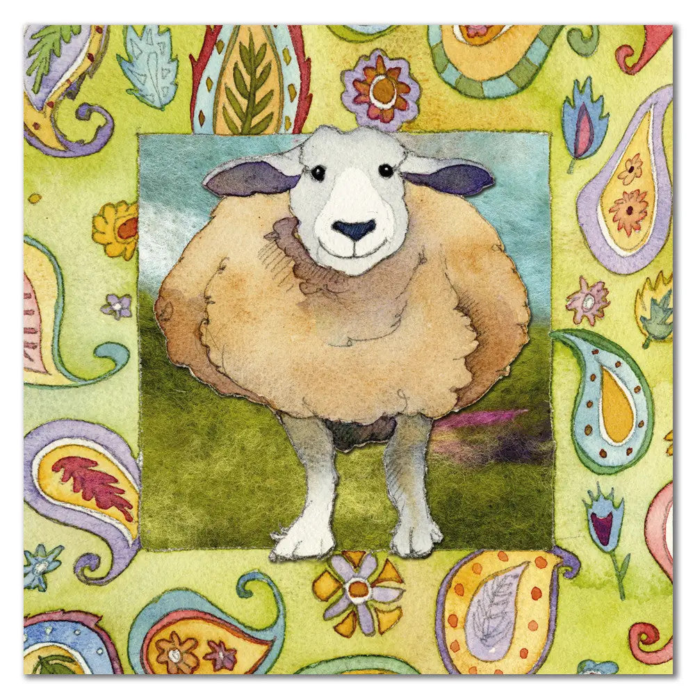Happy Sheep Greetings Card – The Bee's Knees British Imports